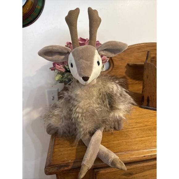 Jellycat | Toys | Jellycat Roxie Reindeer Deer Tan Cream Mad Pet ...